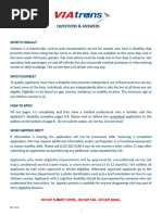 Metrolift Application | PDF | Health Professional | Disability