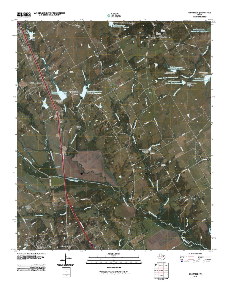 Topographic Map of Chatfield | PDF | United States Geological Survey ...