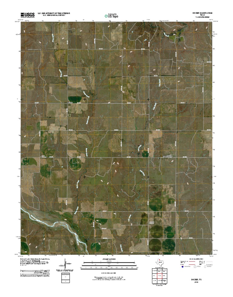 Topographic Map of Dozier | PDF | United States Geological Survey ...