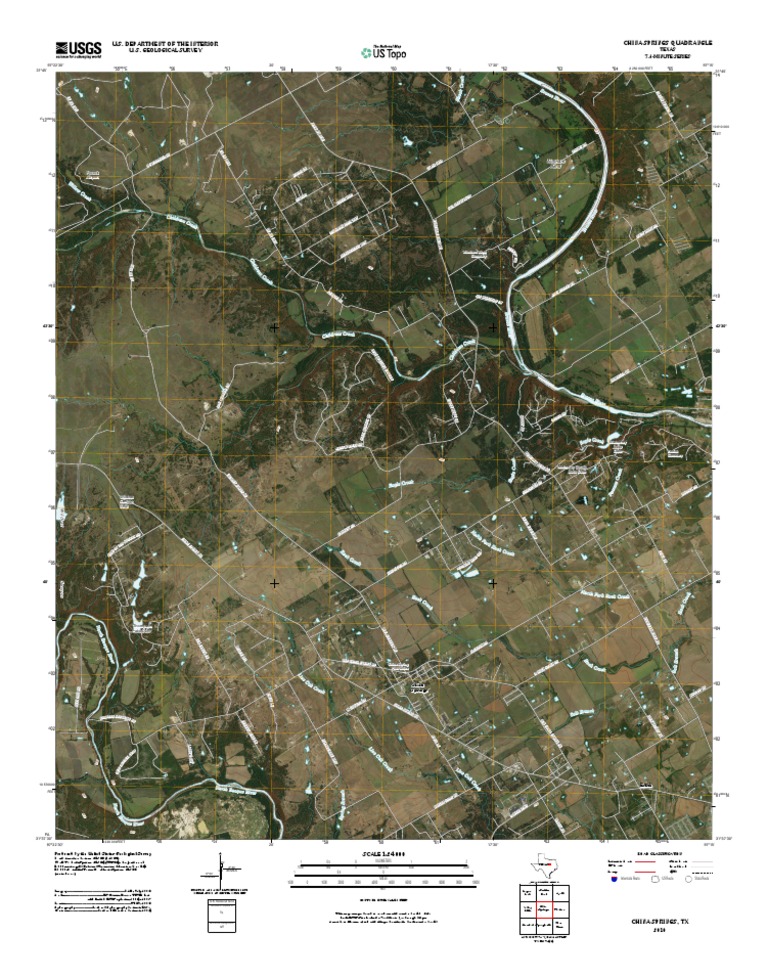 Topographic Map of China Springs | PDF | United States Geological ...