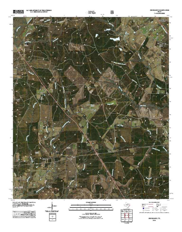 Topographic Map of Chinquapin | PDF | Geomatics | Geography