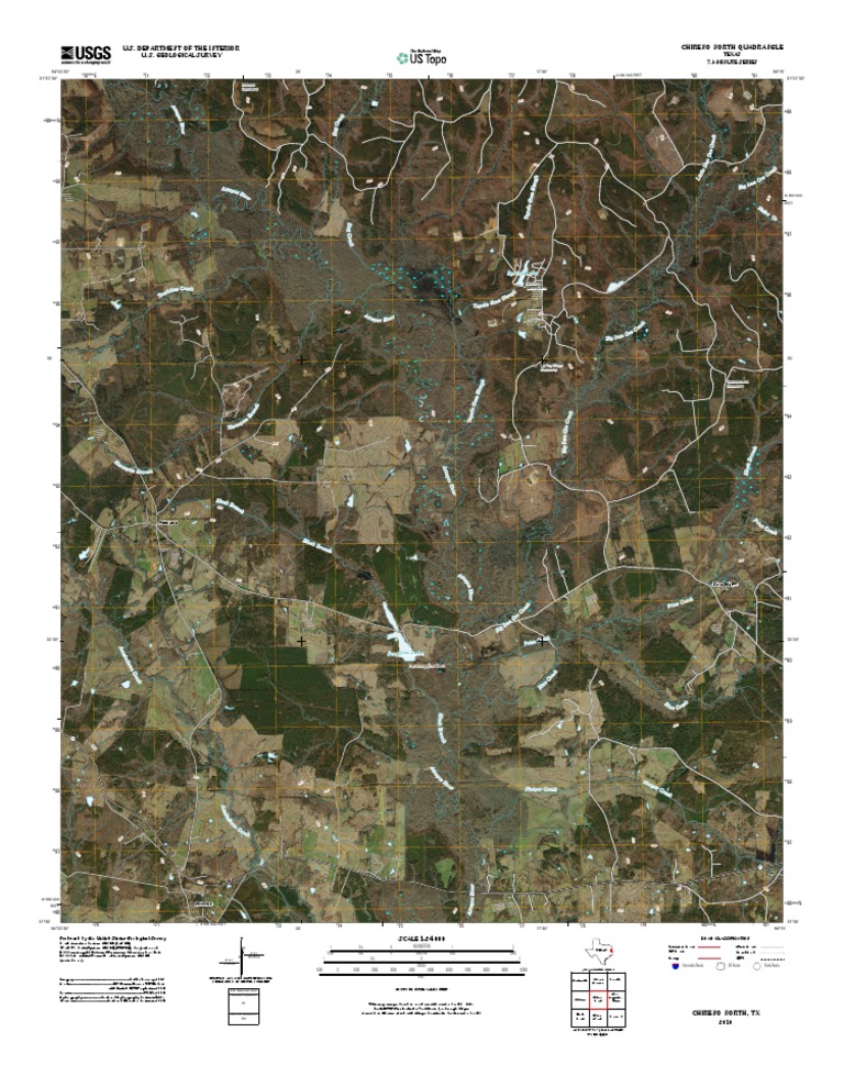 Topographic Map of Chireno North | PDF | United States Geological ...