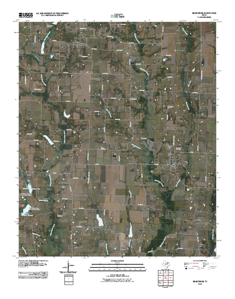 Topographic Map of Blue Ridge | PDF | Sports & Recreation