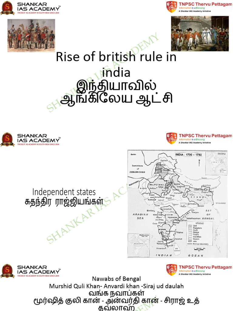 2.rise of British Rule in India | PDF