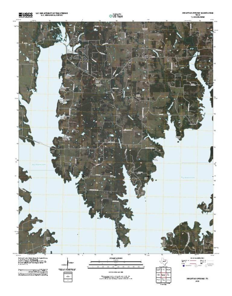 Topographic Map of Mountain Springs | PDF