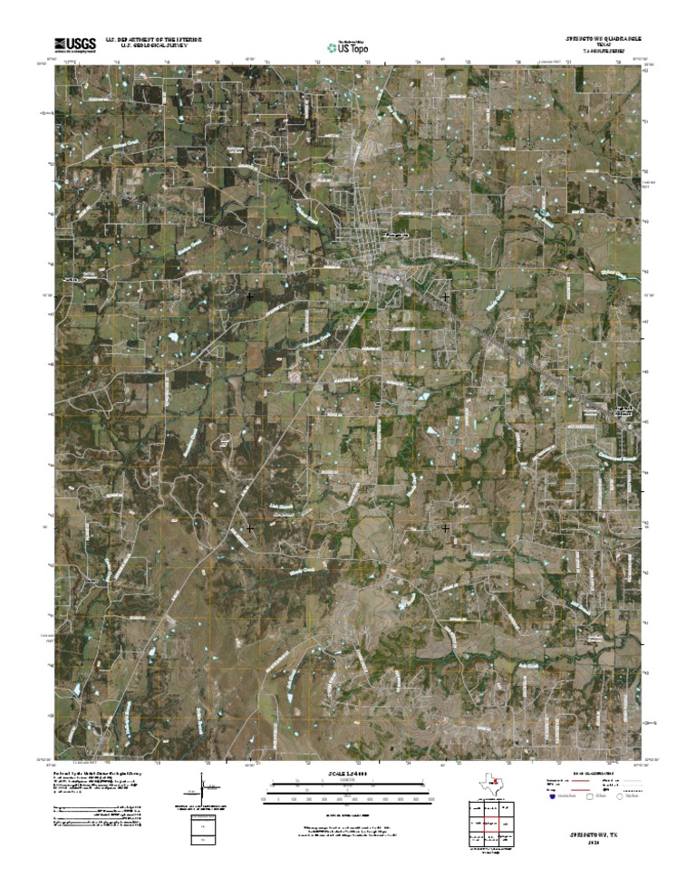 Topographic Map of Springtown | PDF | Sports & Recreation