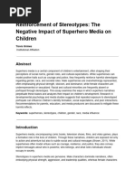 Zootopia: Analyzing Stereotypes in Film | PDF | Stereotypes | Social ...