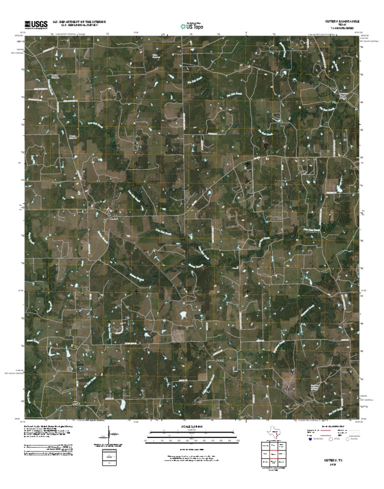 Topographic Map of Cistern | PDF | United States Geological Survey ...
