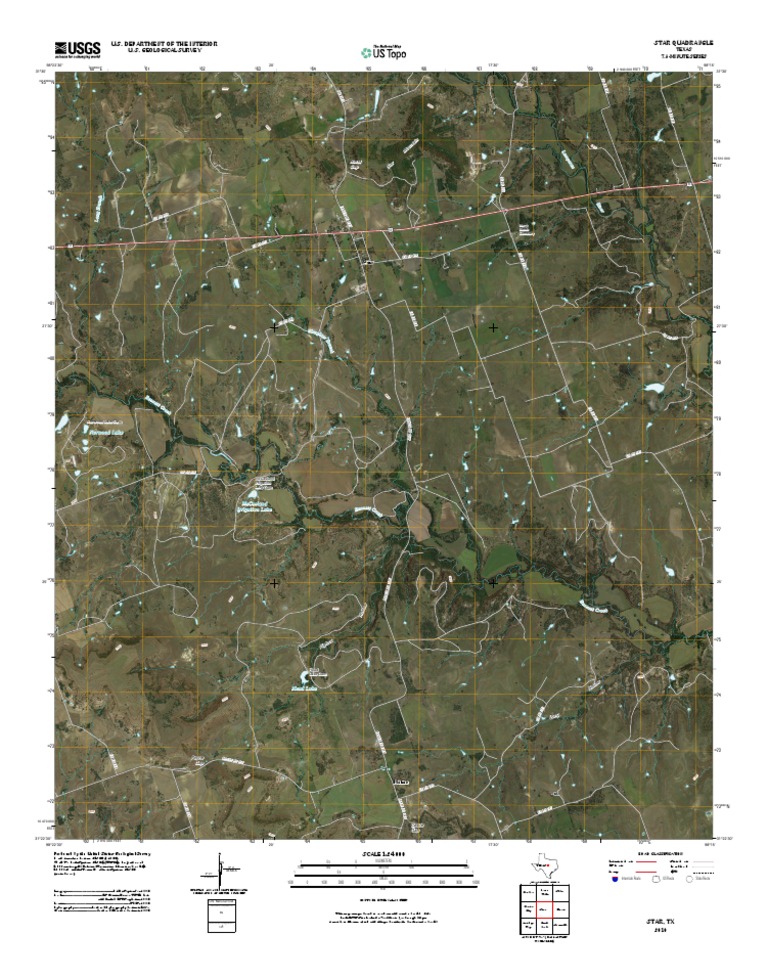 Topographic Map of Star | PDF | United States Geological Survey | Map