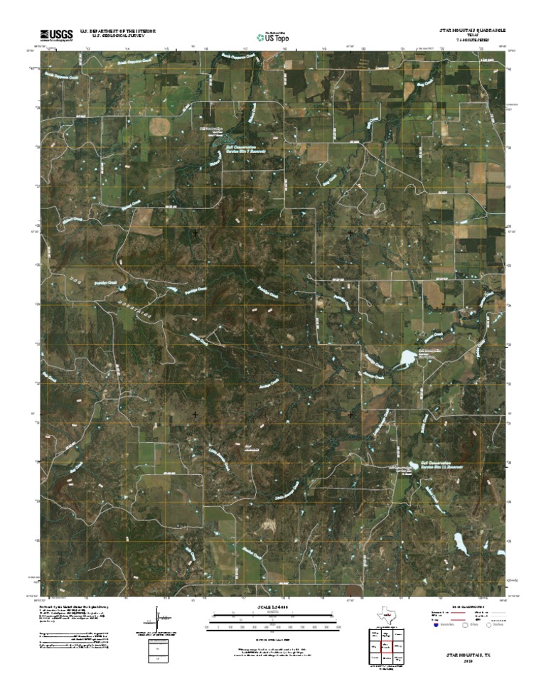 Topographic Map of Star Mountain | PDF | Geomatics | Cartography