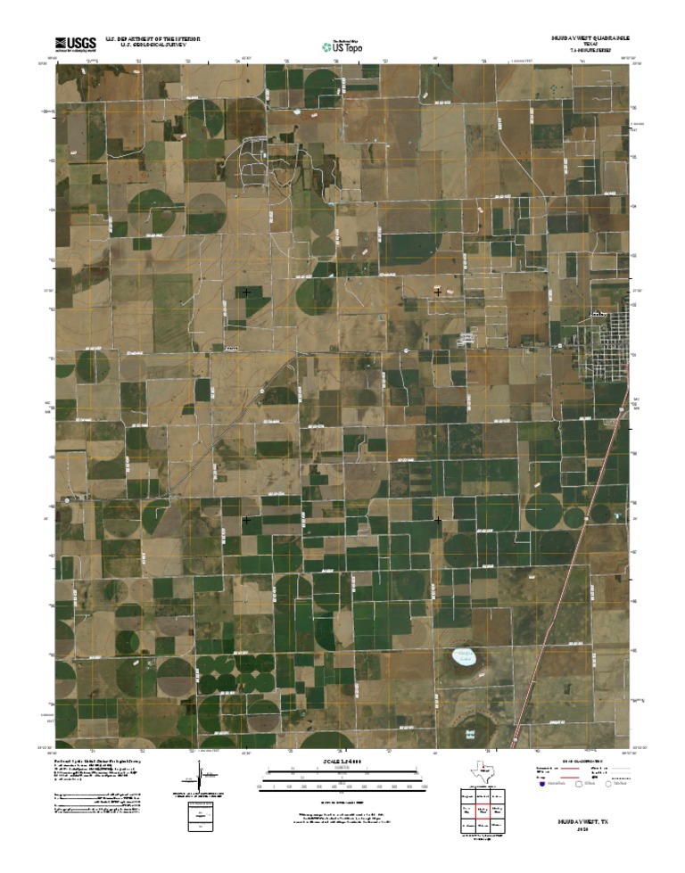 Topographic Map of Munday West | PDF | Geomatics | United States ...