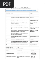 Quantitative Aptitude Formula Cheat Sheet | PDF | Trigonometric ...
