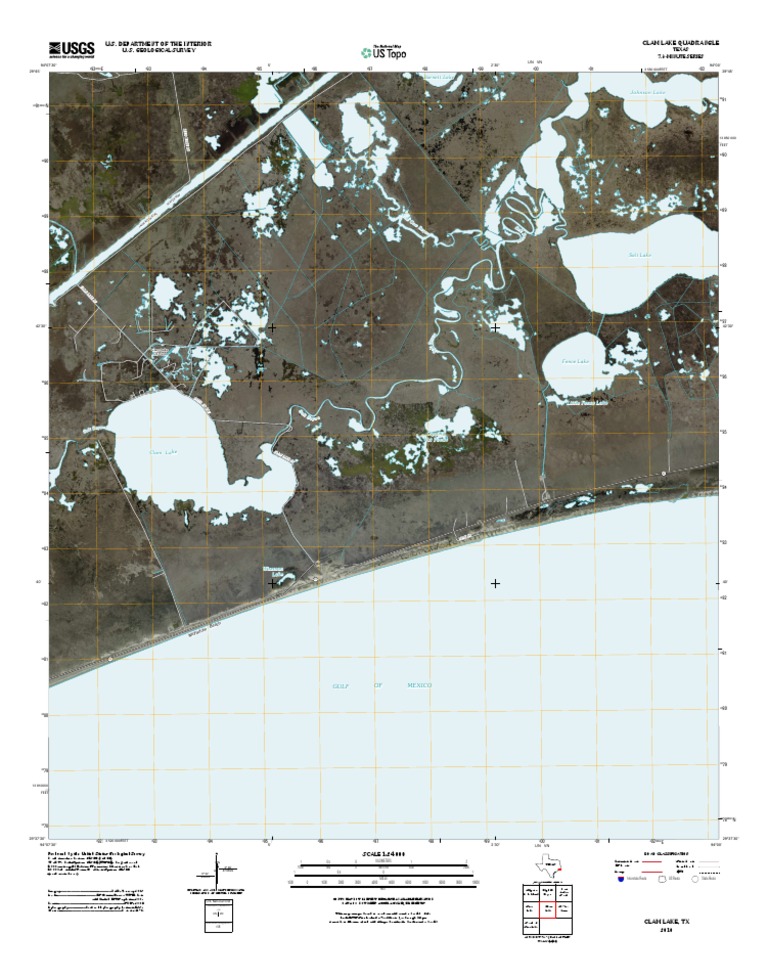 Clam Lake Quadrangle Map, Texas | PDF