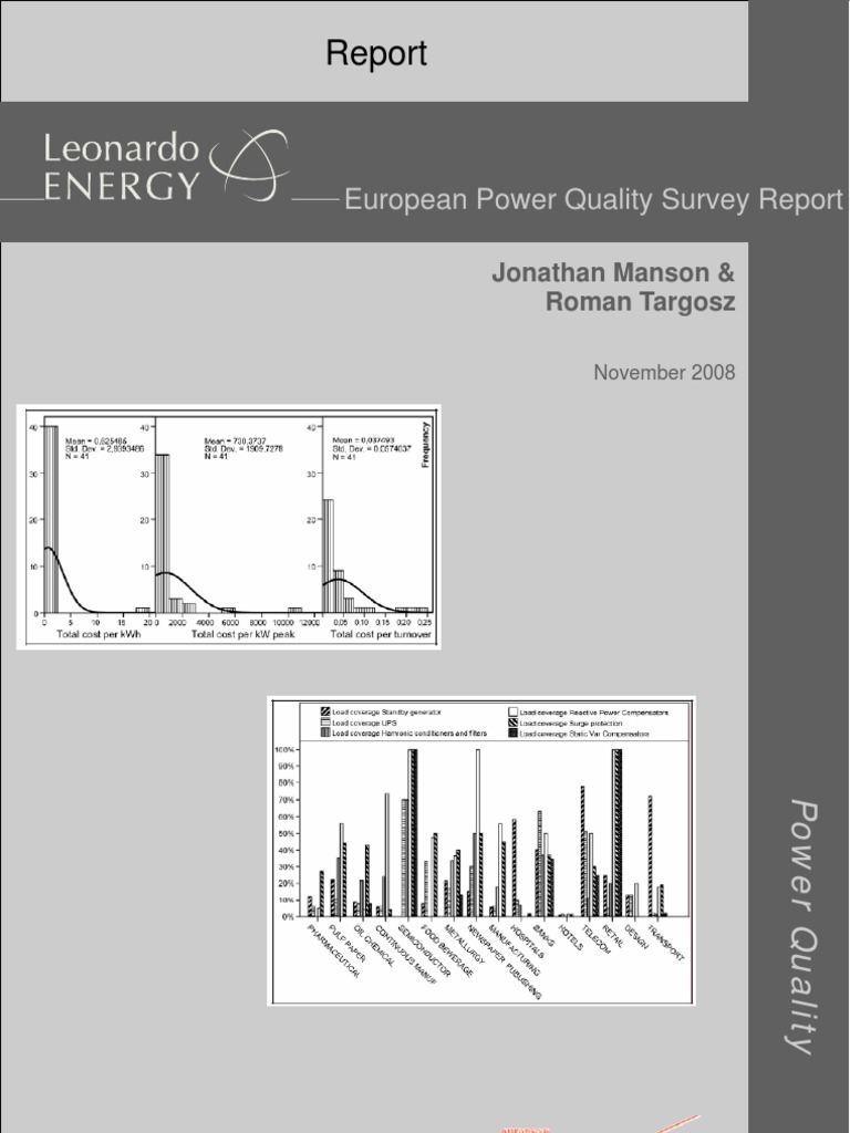 European Power Quality Survey Report | PDF | Survey Methodology ...
