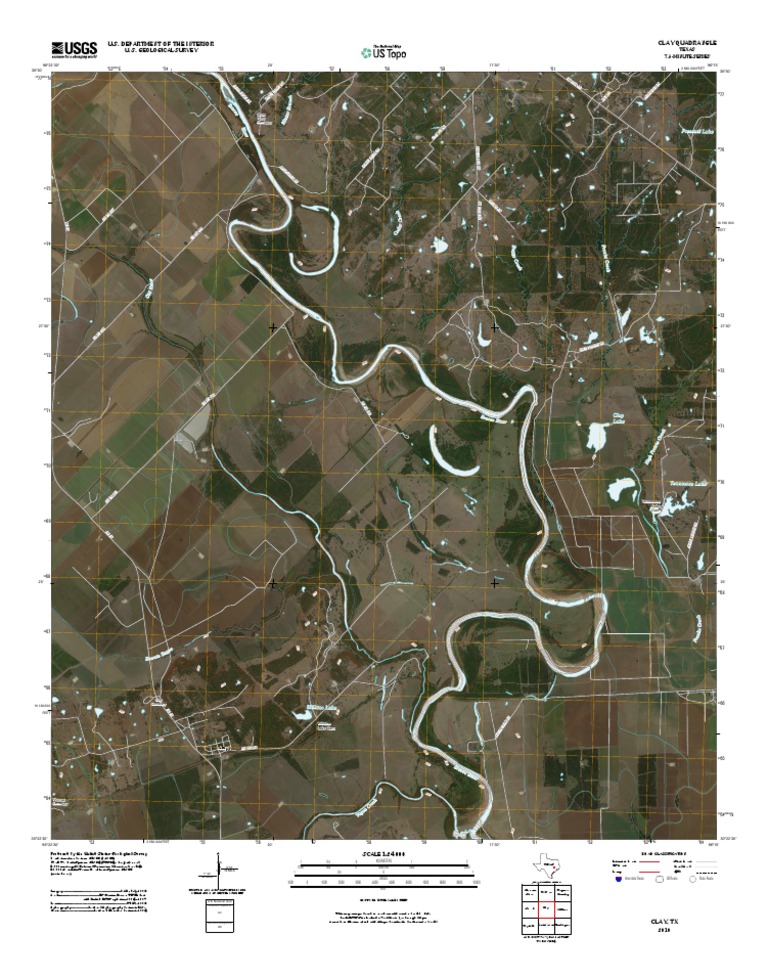 Topographic Map of Clay | PDF