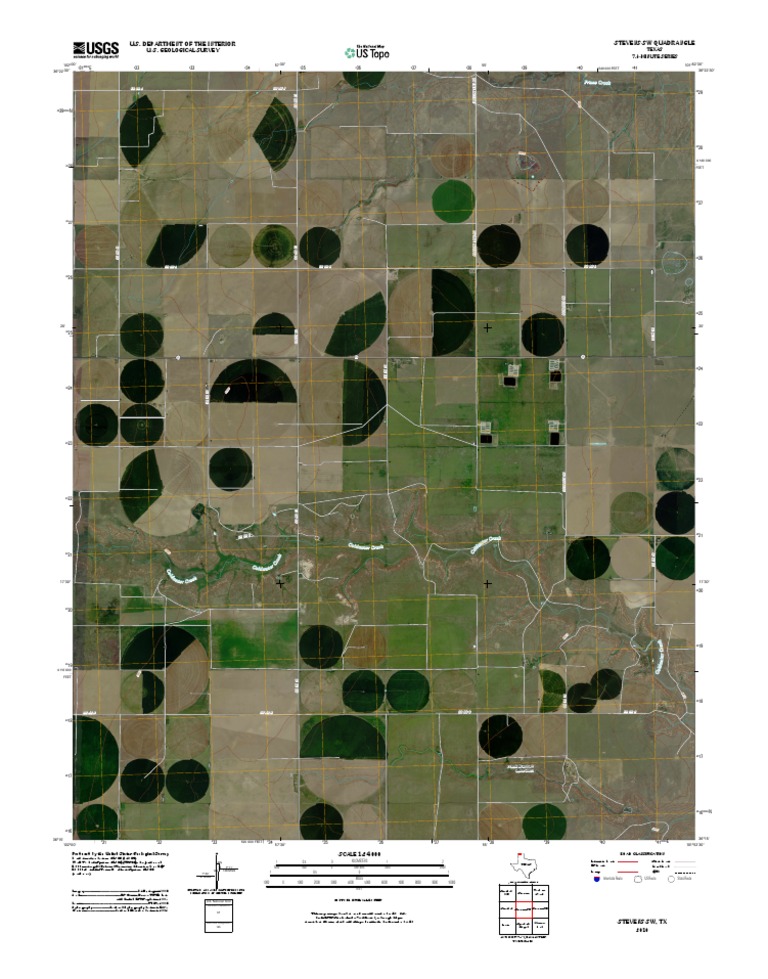 Topographic Map of Stevens SW | PDF | United States Geological Survey ...