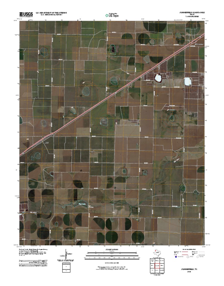 Summerfield TX 7.5-Minute Map | PDF | United States Geological Survey ...