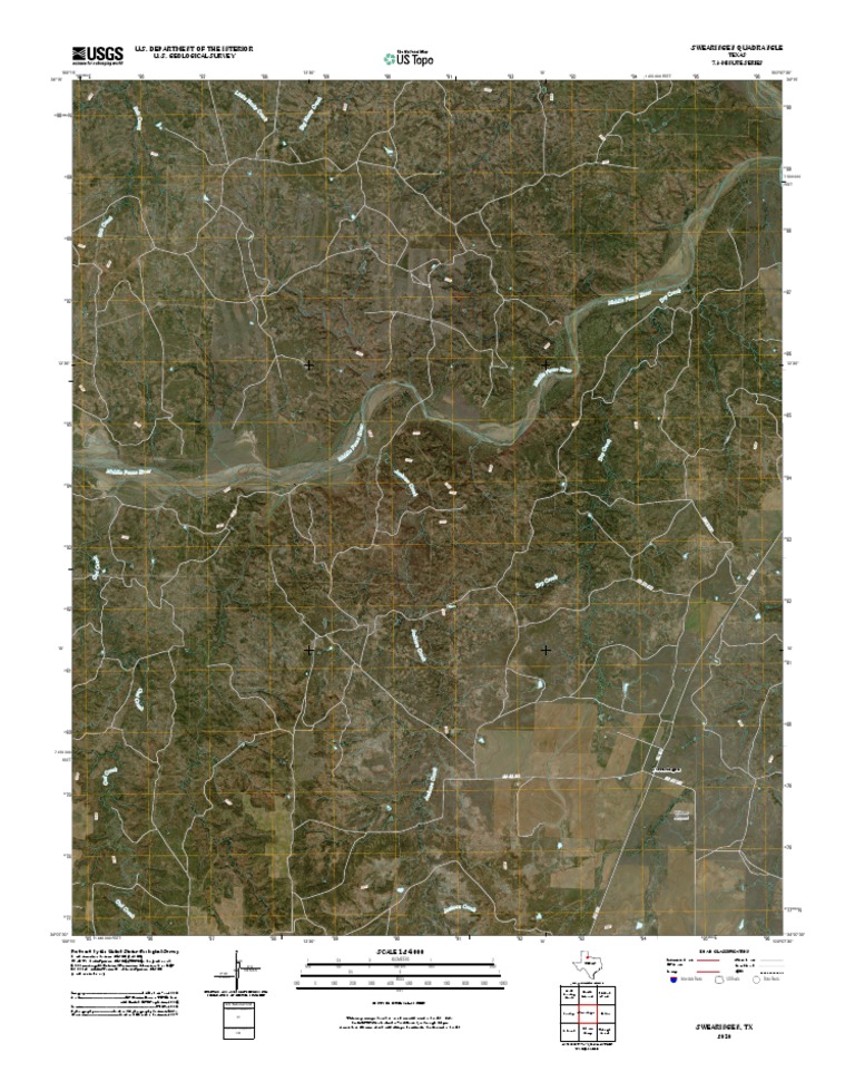 Swearingen TX 7.5-Minute Map Overview | PDF | United States Geological ...