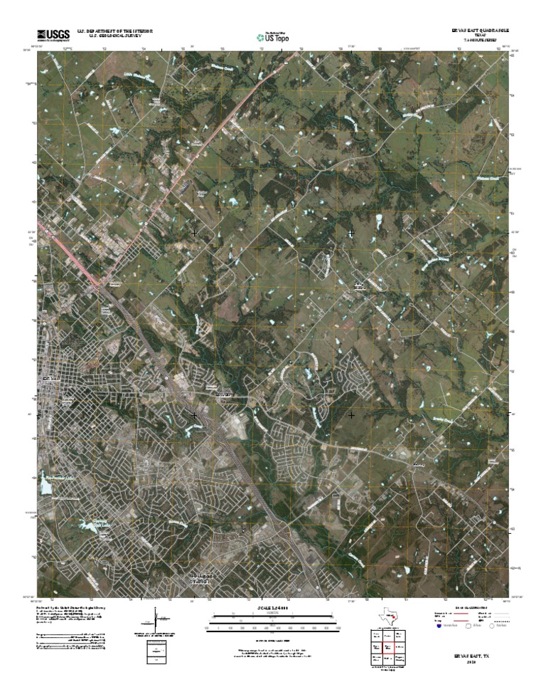 Bryan East Map Overview | PDF | Geographic Data And Information | Surveying