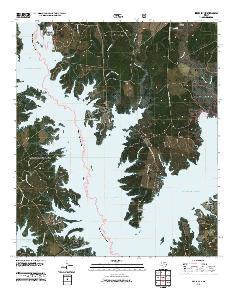 Topographic Map of Buck Bay | PDF | Social Science | Travel