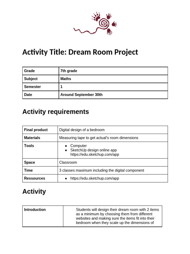 7th-Math-Designing Your Dream Room! | PDF