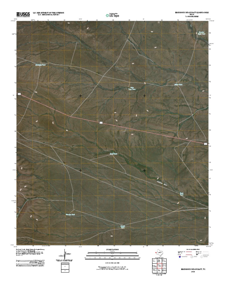 Buckhorn Draw East Quadrangle Map | PDF