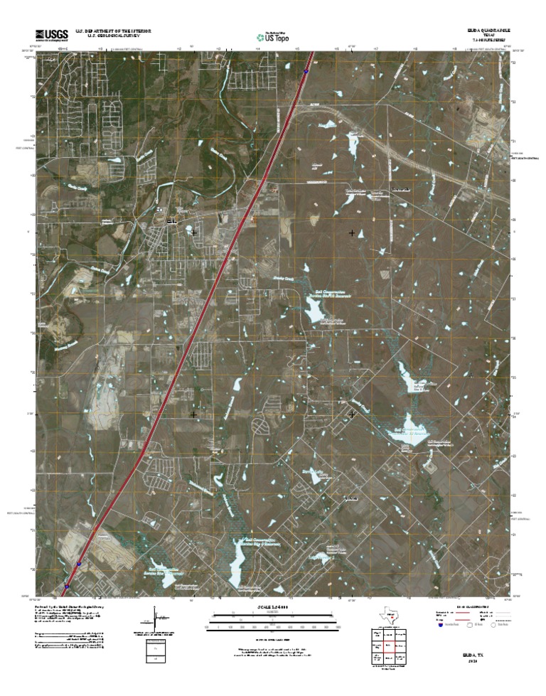 Topographic Map of Buda | PDF