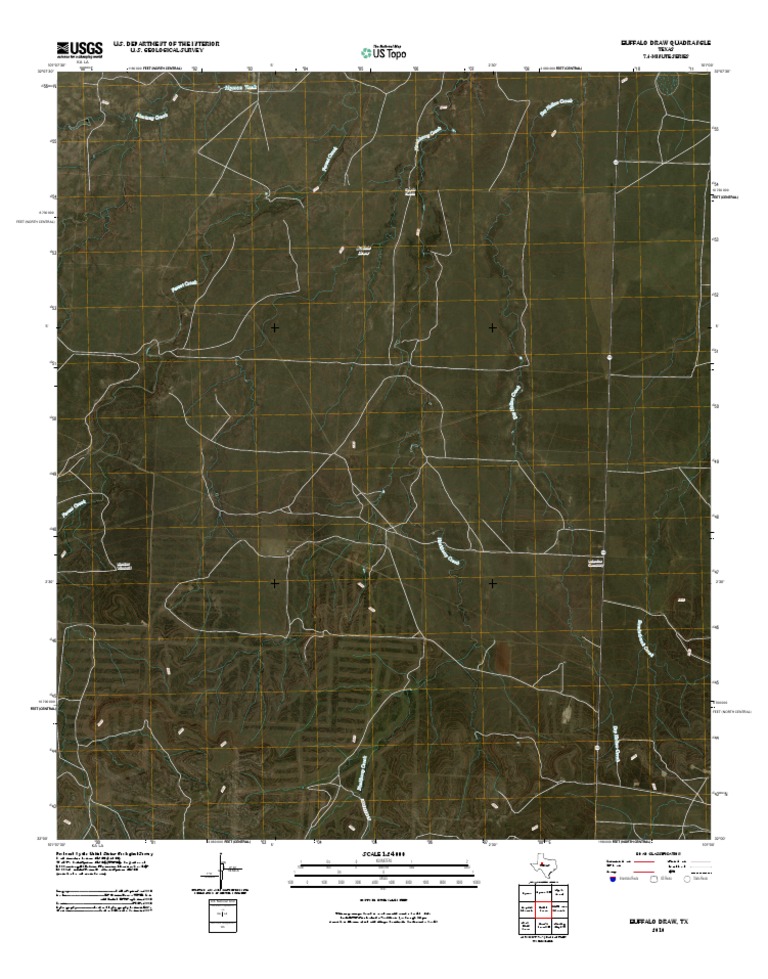 Topographic Map of Buffalo Draw | PDF