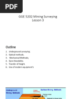 Underground Surveying Techniques | PDF | Surveying