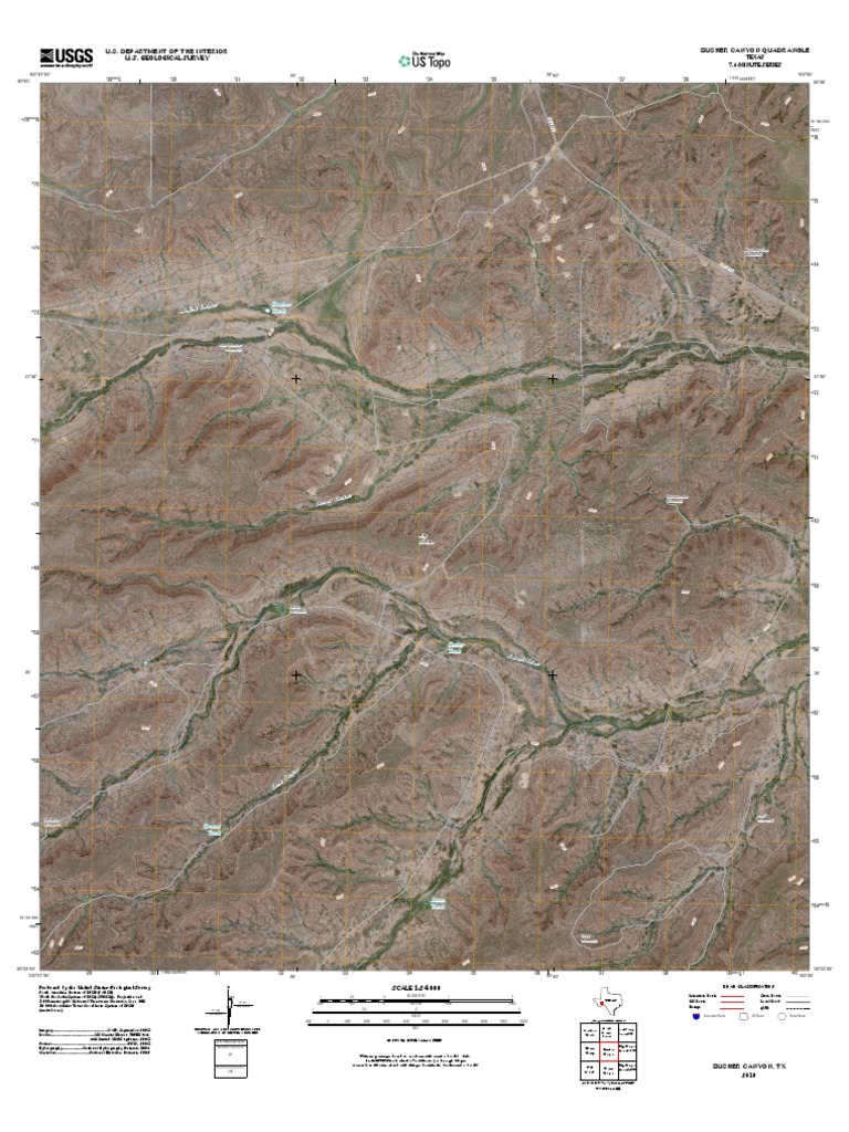 Topographic Map of Busher Canyon | PDF | United States Geological ...