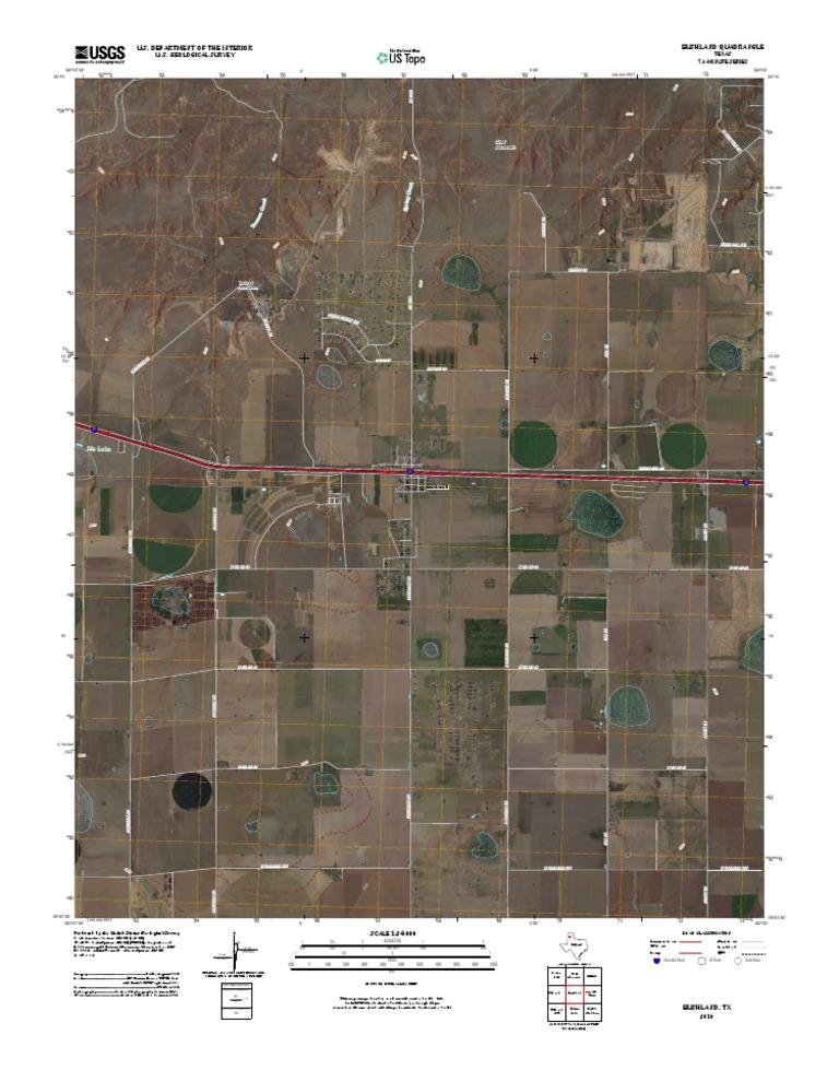 Topographic Map of Bushland | PDF