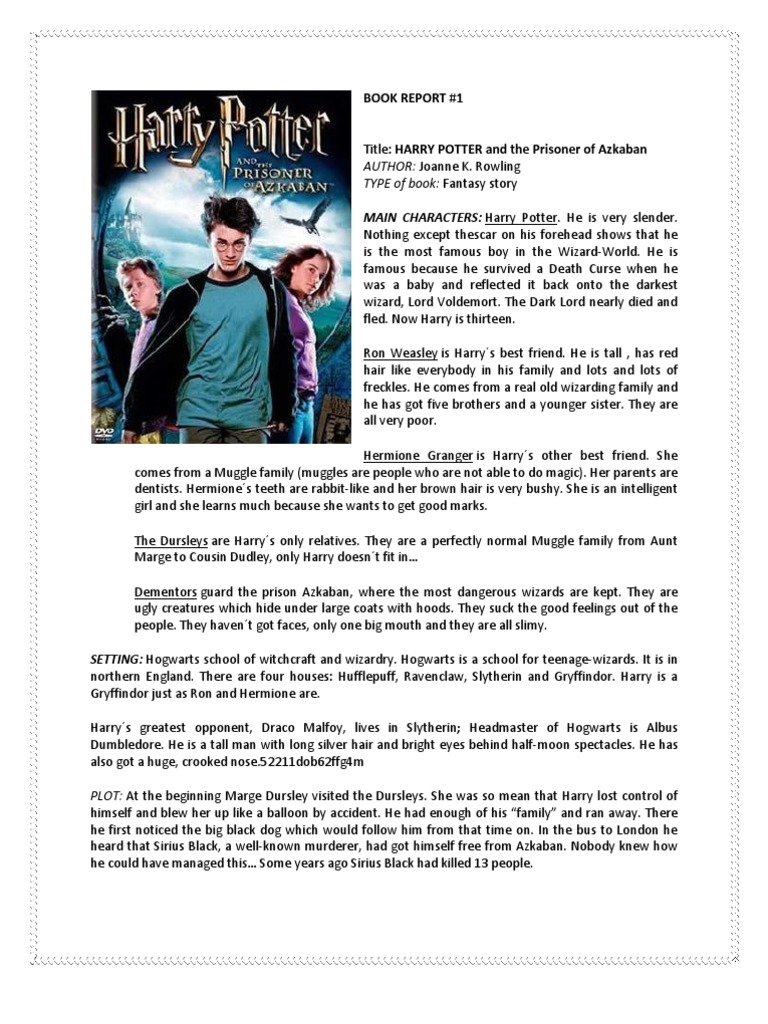 Book Report English | Download Free PDF | Contemporary Fantasy Novels ...