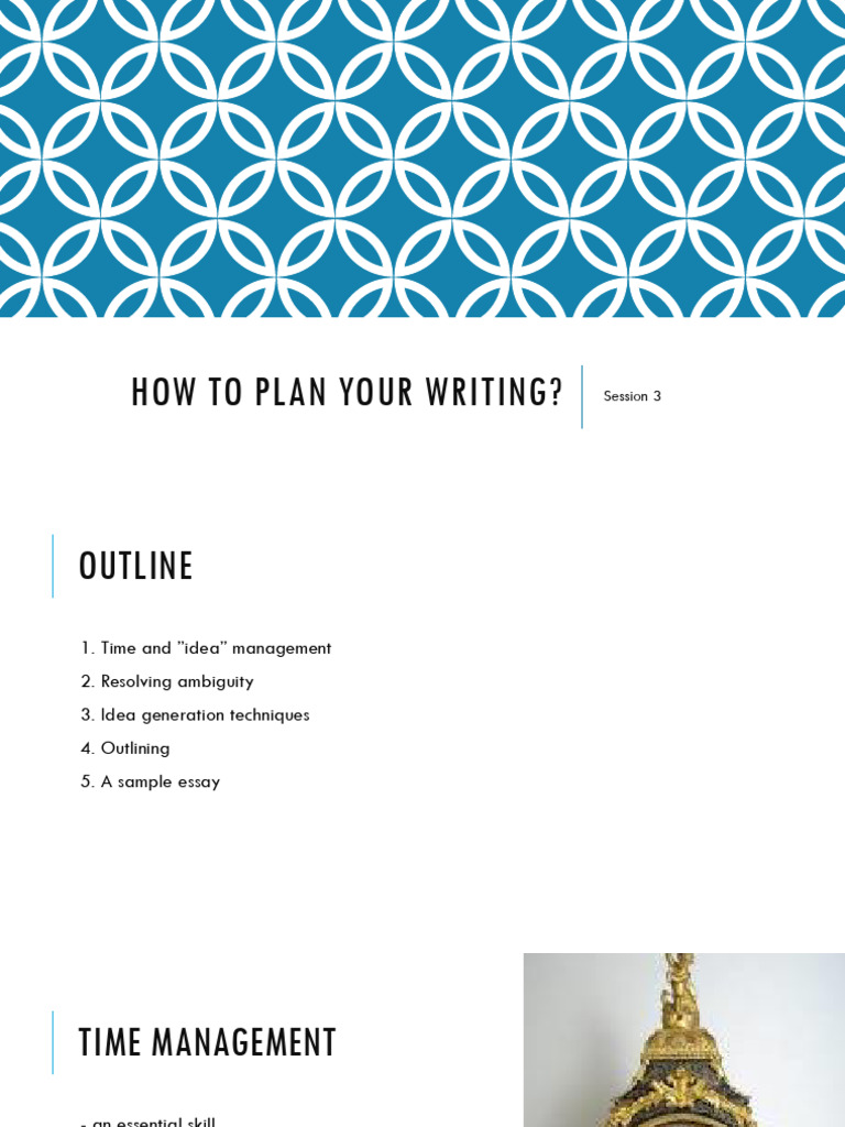 S3 - How To Plan Your Writing | PDF | Brainstorming | Human Communication