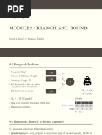Knapsack Problem: Branch-and-Bound Method | PDF | Algorithms ...