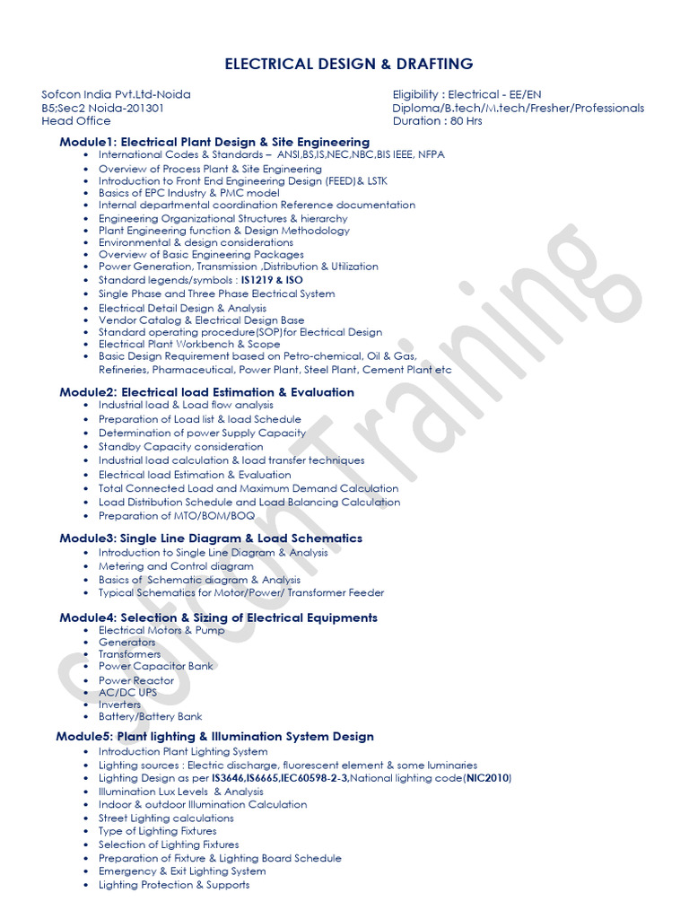Electrical Design & Drafting 2021 | PDF | Manufactured Goods ...