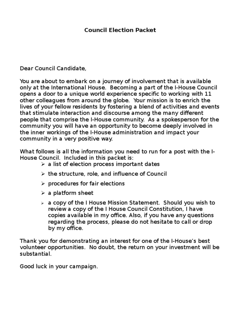 Election Packet 08 | PDF | Voting | Elections