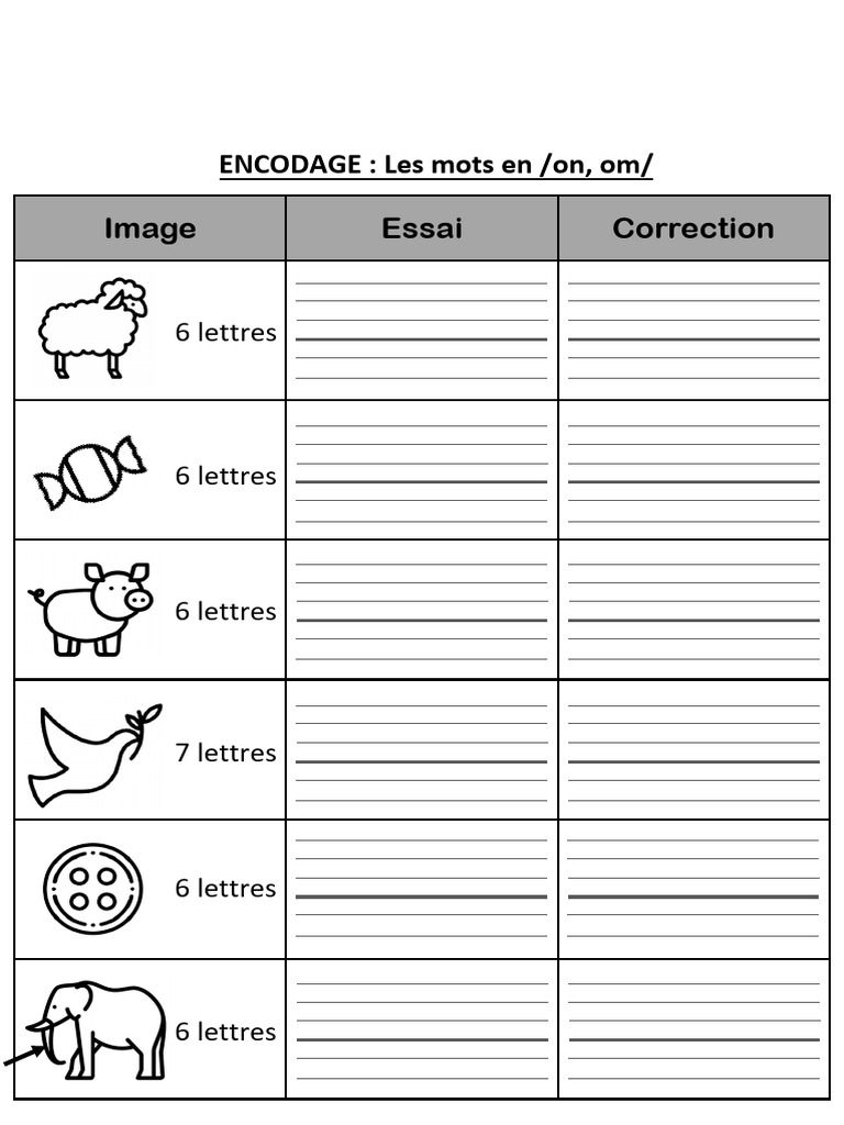 P4 S2 Encodage On-Om | PDF