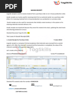 Goods Receipt Process: Types 103 & 105 | PDF | Finance & Money ...