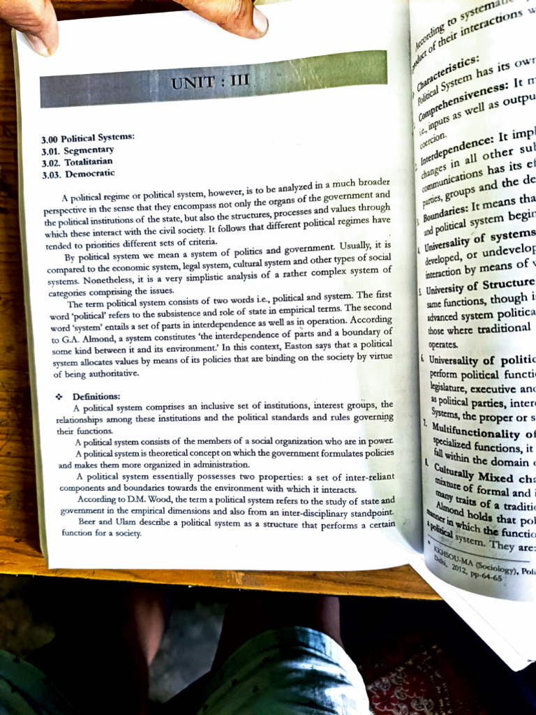 Political System - Unit 3 | PDF