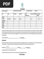 JustNurses Agency Worker Timesheet Form | PDF