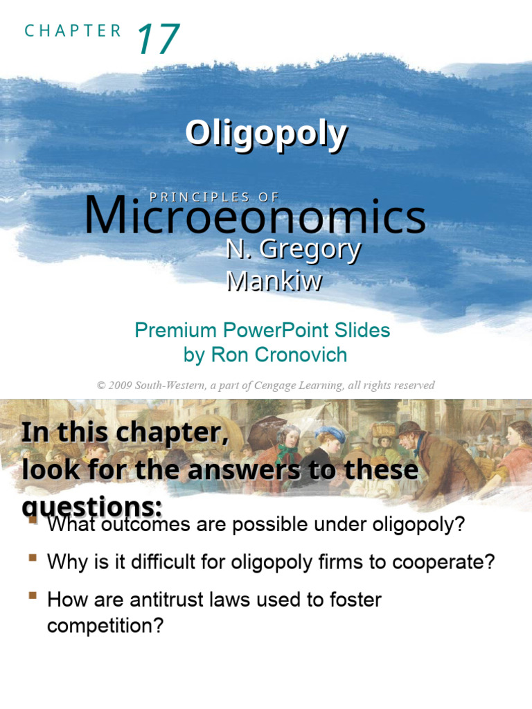 Oligopoly by Mankiw - Tagged | PDF | Profit (Economics) | Oligopoly