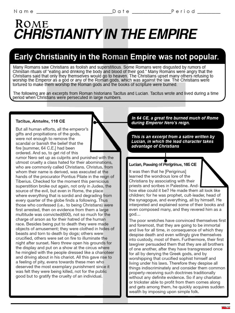 05b Christianity in The Empire | PDF