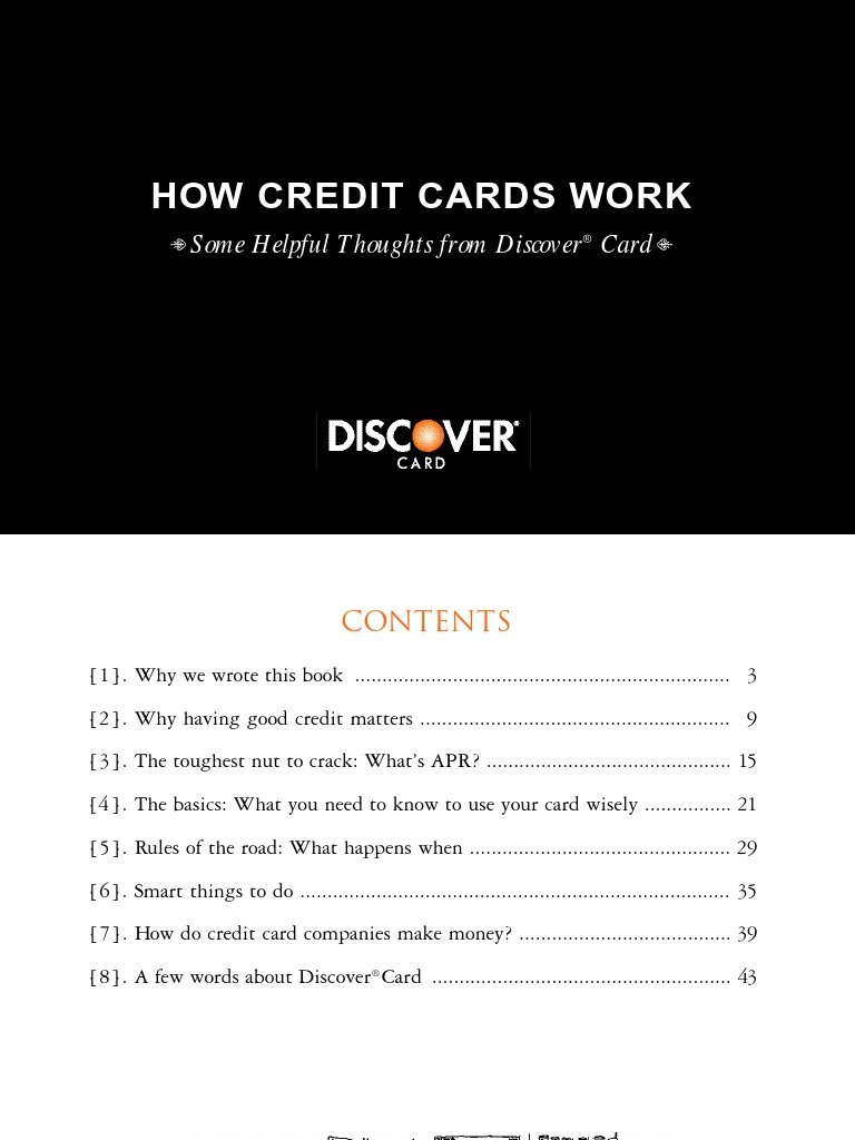How Credit Card Works | PDF | Credit Card | Annual Percentage Rate
