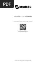 AP Biology 2025 FRQ Test Booklet | PDF | Gene | Mutation