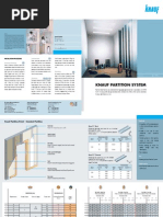 Knauf UW Profiles Technical Datasheet | PDF