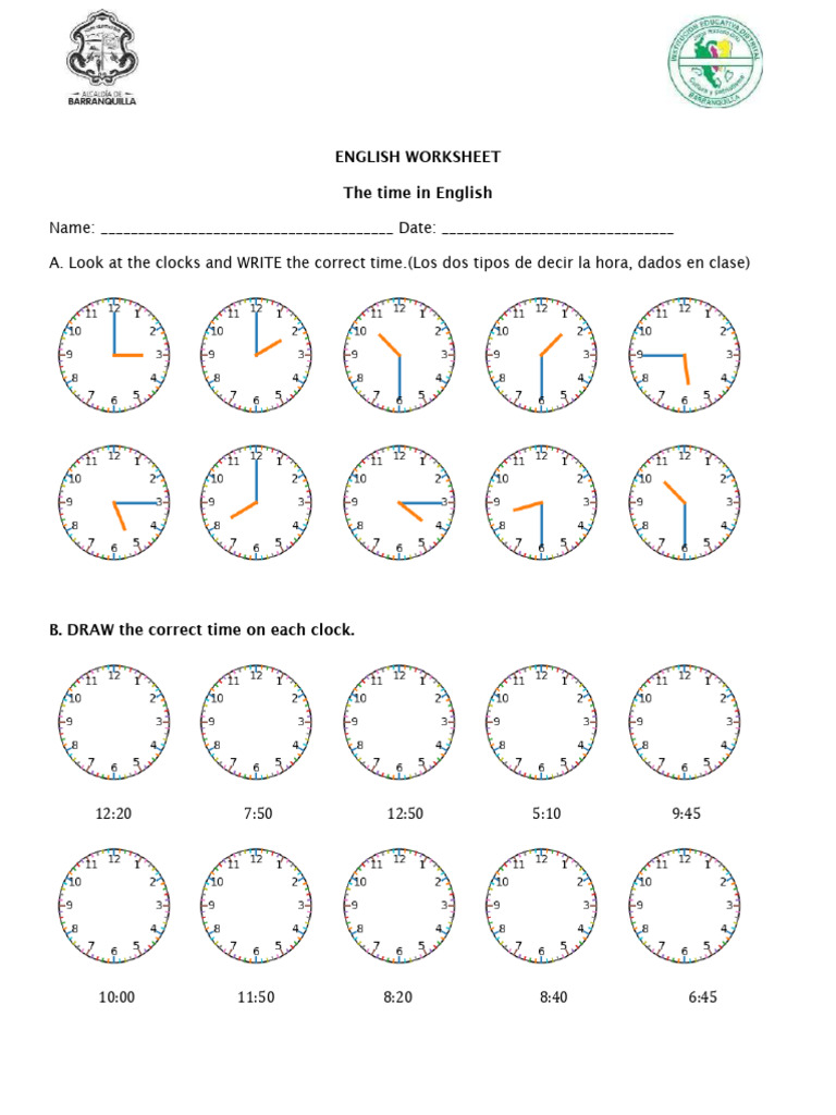time_clocks_worksheet_10° | PDF
