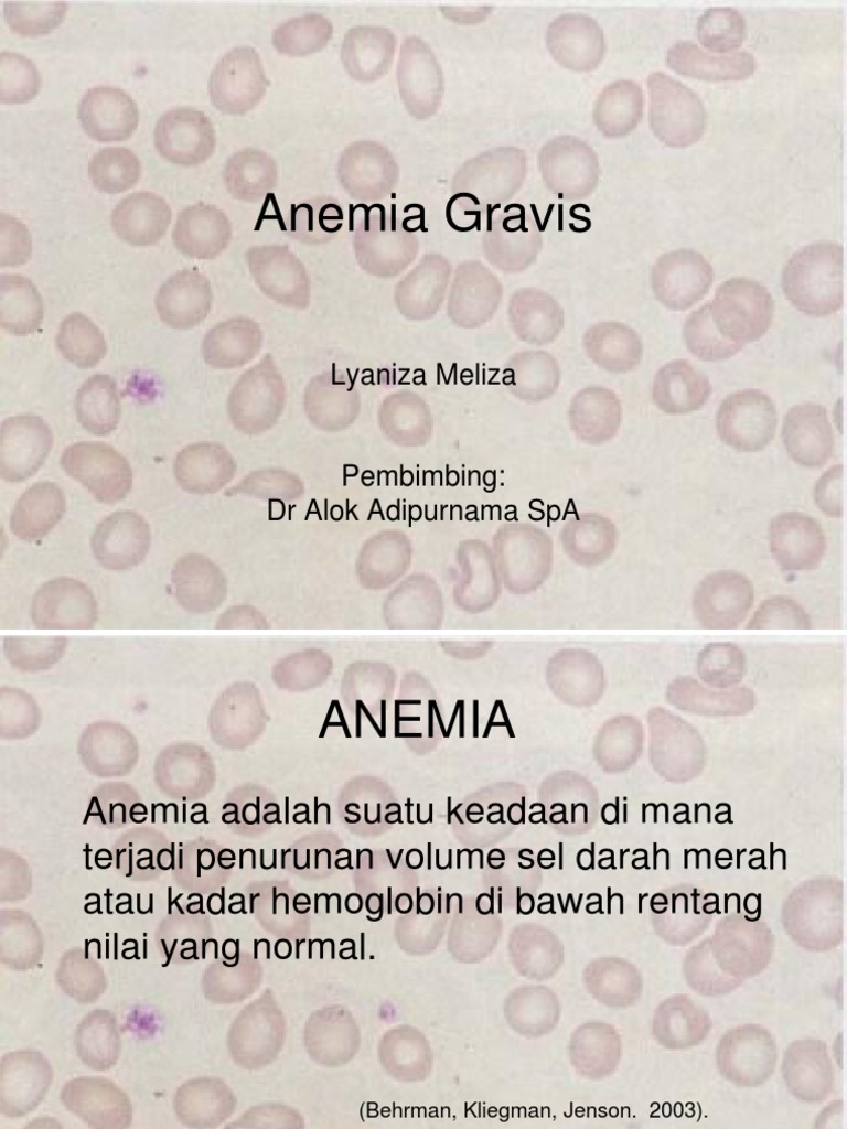 Anemia Gravis | PDF