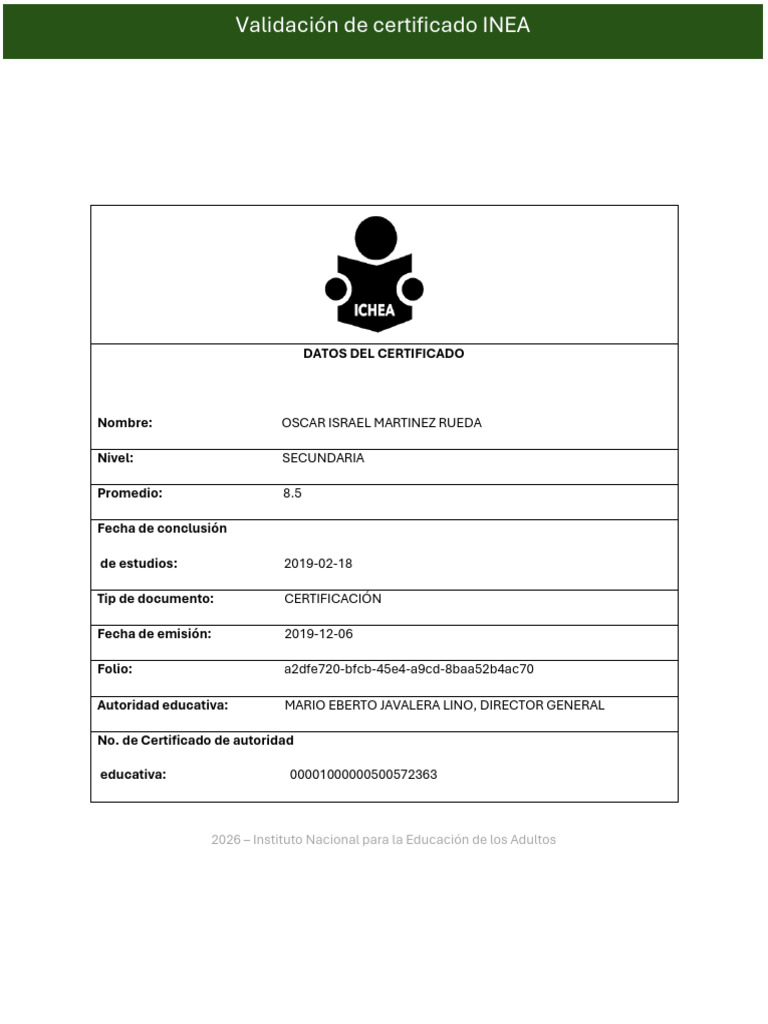 Oscar Israel Martinez Rueda | PDF
