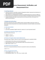 Measuring Irregular Object Volume | PDF