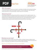Evaluating the 4-Stage Balance Test | PDF | Balance (Ability ...